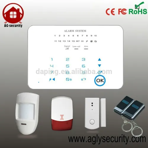Quad-band Gsm Communication Multi-language Gsm Alarm System, High ...
