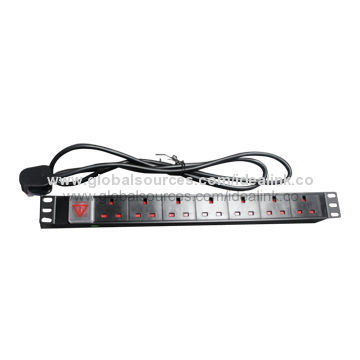 Power Distribution Unit With 13a Uk Plug Socket, Made Of Metal, 19-inch ...