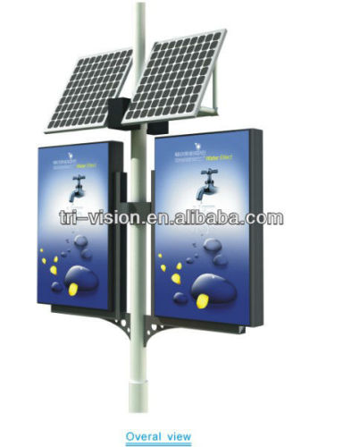 Outdoor Kenya Lamp Pole Solar Banner Flex Light Box, High Quality ...