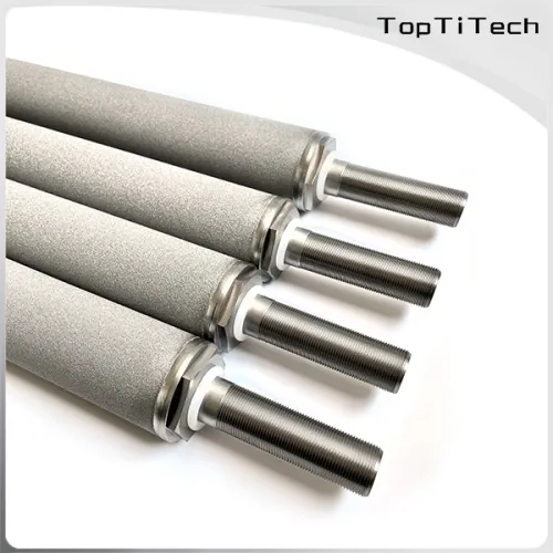 Sintered Porous Titanium Rod Filter Cartridges, High Quality Sintered ...