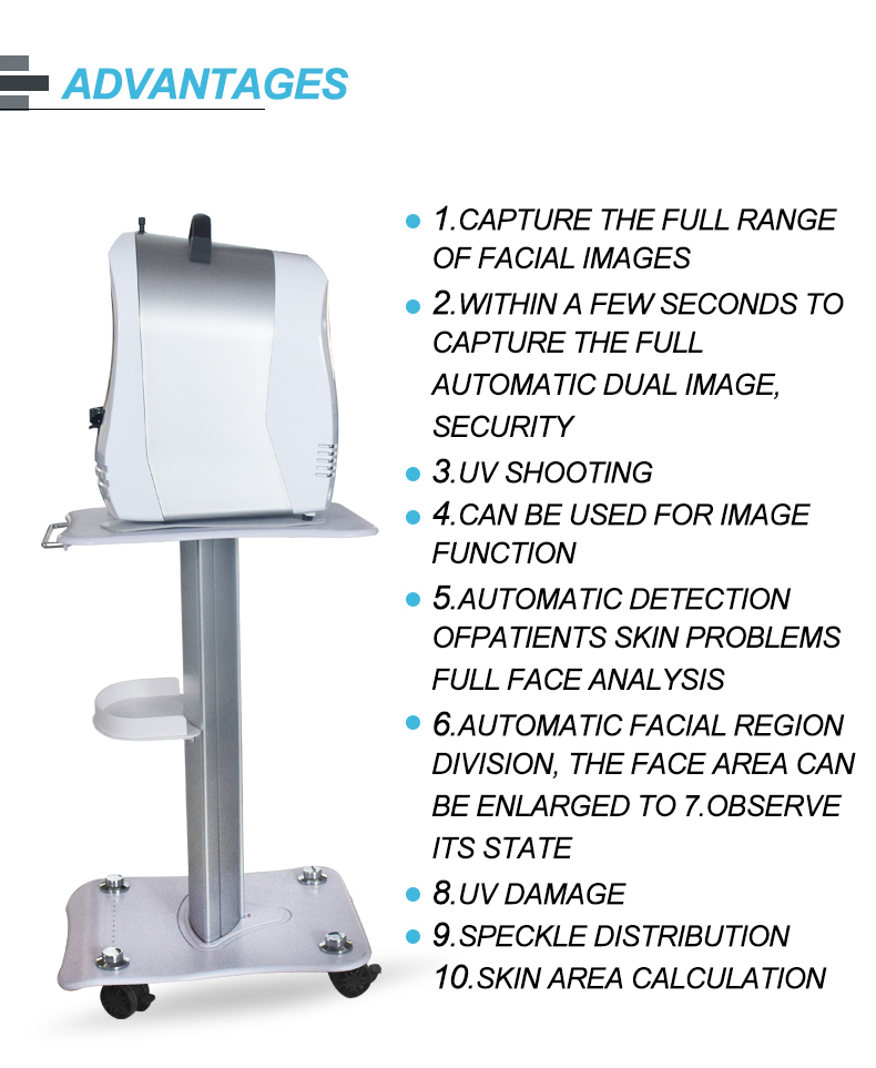 Portable 3d Skin Analyzer For Rgb/uv/pl Skin Problems, High Quality ...