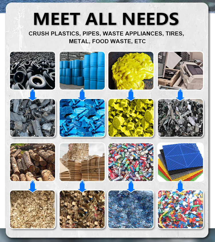 High Power Engine Coconut Husk Shredder And Wood Shredder Machine ...