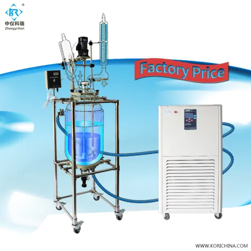 Sf-100l Glass Jacketed Laboratory Reactor Vessel, High Quality Sf-100l ...