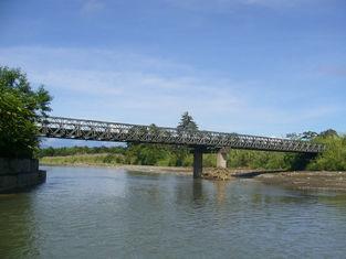 Temporary Steel Deck Bailey Bridge Professional With High S, High ...