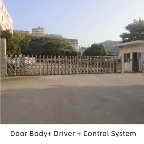 Stainless Steel Sliding Entrance Exit Retractable Door, High Quality ...