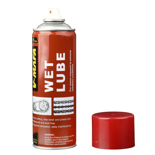 Chain Wet Lubricant Spray Aerosol For Car Care, High Quality Chain Wet ...