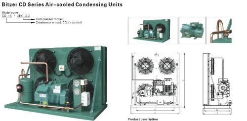 Bitzer Air-cooled Condensing Units (cd-18), High Quality Bitzer Air ...