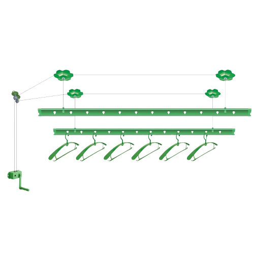 Wire-rope Operated Lifting Clothes Drying Rack, High Quality Wire-rope ...