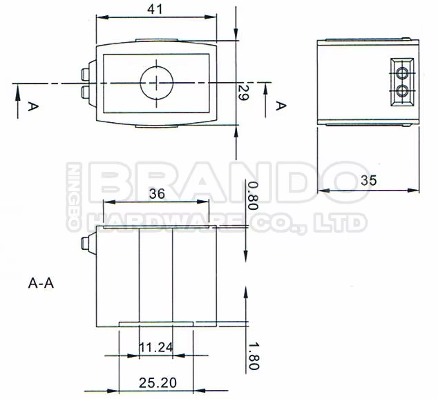 SMC Type 021-001G Solenoid Coil 24VDC 110VAC 220VAC Class B China ...