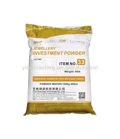 Silver And Pure Gold Casting Investment Powder, High Quality Silver And ...