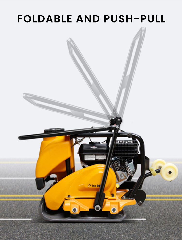 Soil Gasoline Tamping Rammers Manual Petrol Engine Vibrating Plate ...