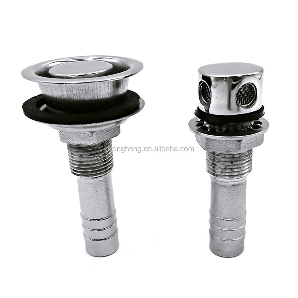 316 Stainless Steel Marine Fuel Tank Vent With Mounting Gasket ...