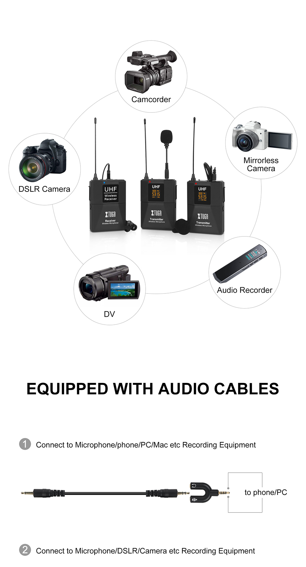 Professional Outdoor Street Interview Slr Microphone - Gpub Cm8 Direct ...