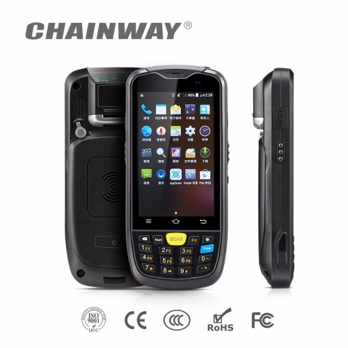 Chainway C6000 Android Rugged Handheld Rfid Reader With Bracode / 3g/4g ...