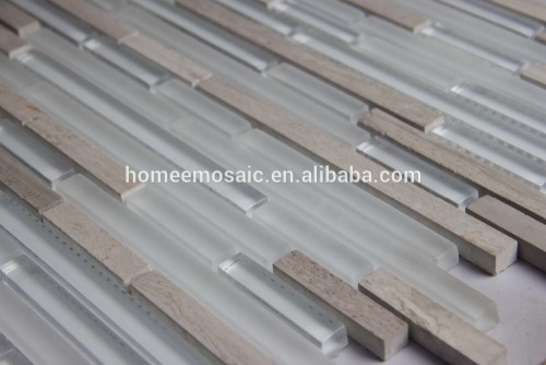 Snow White Glass Mosaic Tile &good Quality Stone Mosaic Tile, High ...