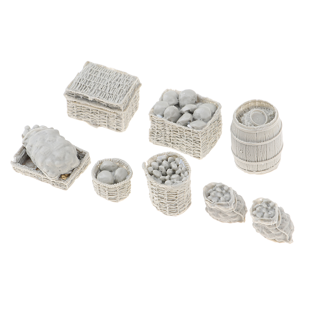 1/35 Scale Military War Food Supplies Basket For Diorama Scenery Build ...