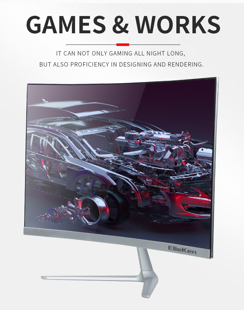 23.8 Inch Curve Gaming All In One Pc, High Quality 23.8 Inch Curve ...