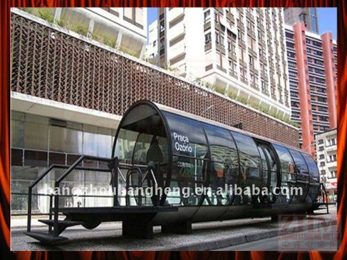 Prefabricated Bus Stop Station Steel Construction, High Quality ...