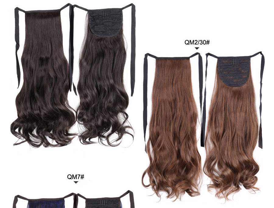 Alilaader 20 Inches 21 Colors Body Wave Ponytail Synthetic Hair ...