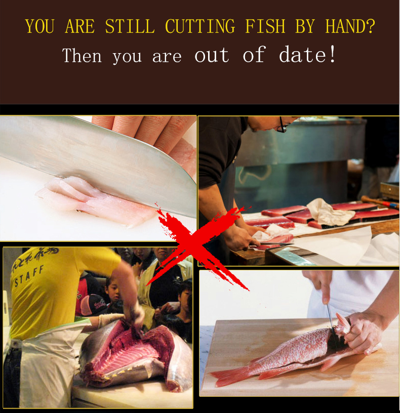 High Productivity Frozen Fish And Squid Cutting Machine, High Quality ...