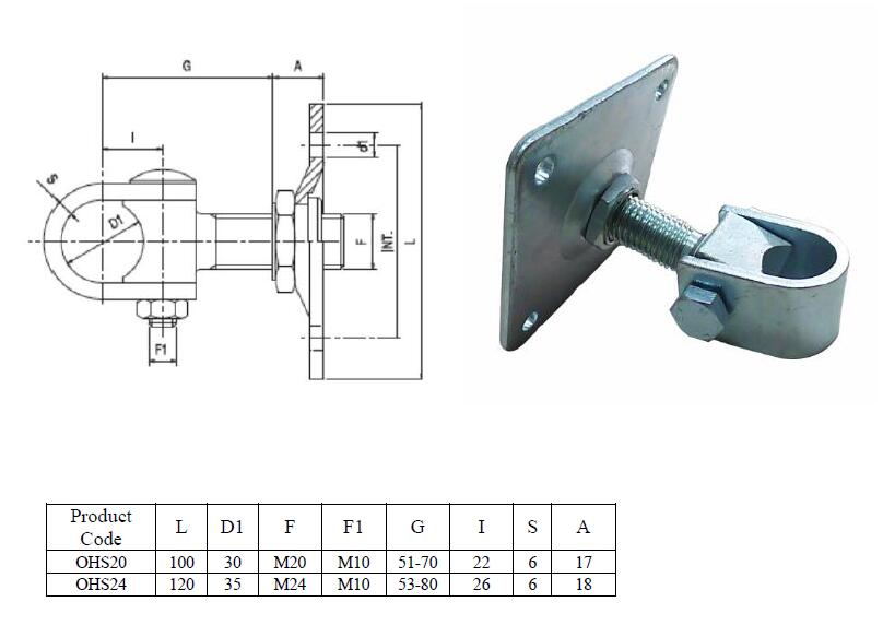 Zinc-plated Rotating Hinge For Heavy Duty Swing Gate, Bossgoo.com의 고품질 ...