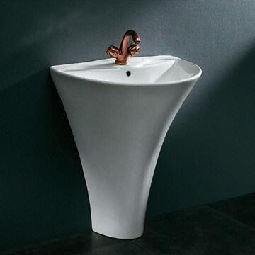 Pedestal Ceramic Wash Basin, Measuring 520 X 415 X 320mm, High Quality ...