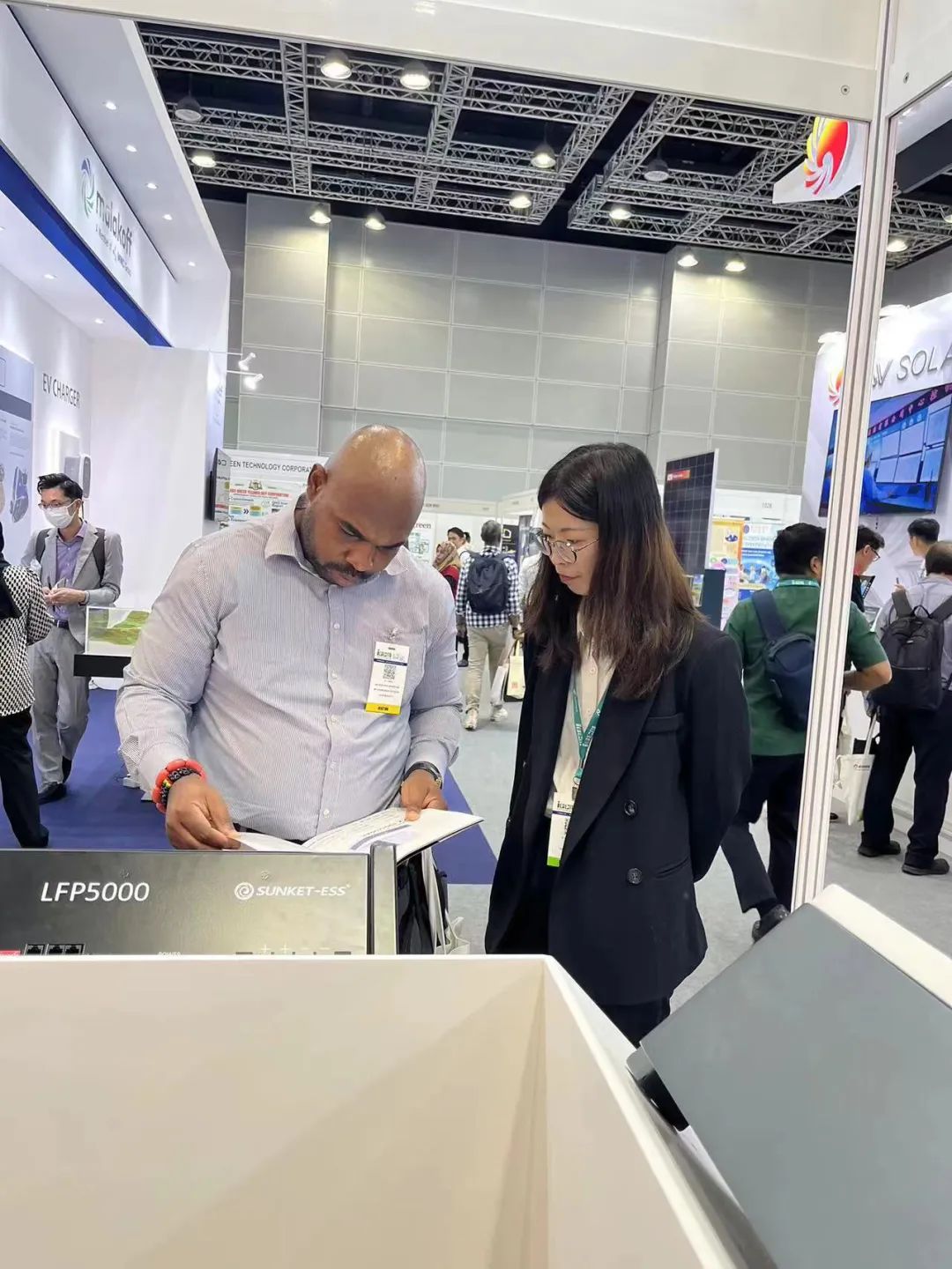 Making a debut at the IGEM exhibition in Kuala Lumpur, Malaysia, booth ...