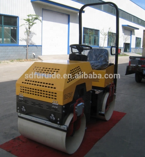 Vibratory Soil Compactor/ 1 Ton Double Drum Road Roller (fyl-880), High ...