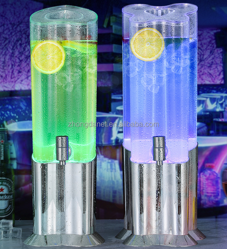 3l Rechargeable Led Beer Tower Light - Drink Dispenser & Cocktail Tower ...