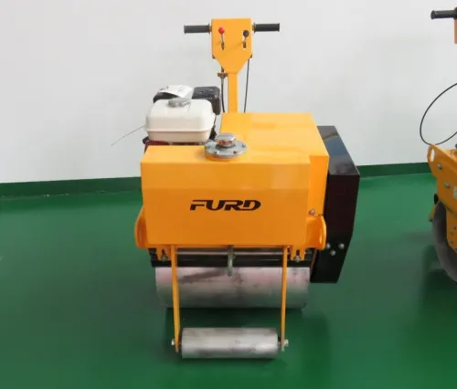 Single Drum Manual Vibratory Roller (fyl-600), High Quality Single Drum ...
