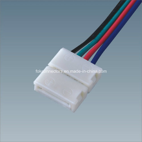 Rgb 4pin Led Strip Cable Connector For 10 Mm Width Led Connector ...