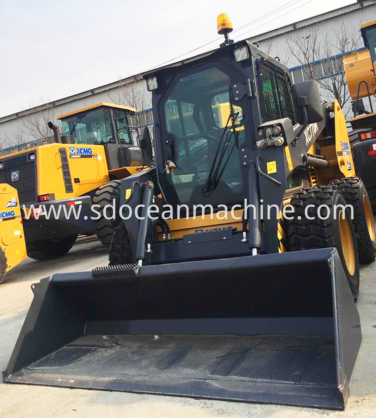 XCMG skid steer loader XC770 construction machine China Manufacturers ...