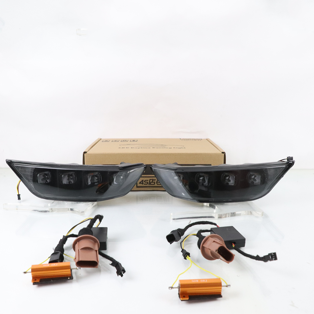 2015-2017 Ford Mustang Auto Two Colors Daytime Running Led Drl Front ...