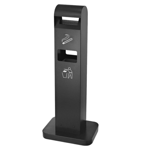 Vertical Trash Can With Ashtray, High Quality Vertical Trash Can With ...