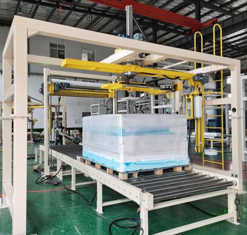 Automatic Large Size Pallet Wrapping Machine, High Quality Automatic ...