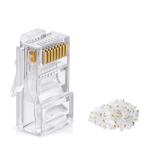 Connector 8 Pin Cat6 Rj45 Modular Plug คุณภาพสูง Connector 8 Pin Cat6 ...