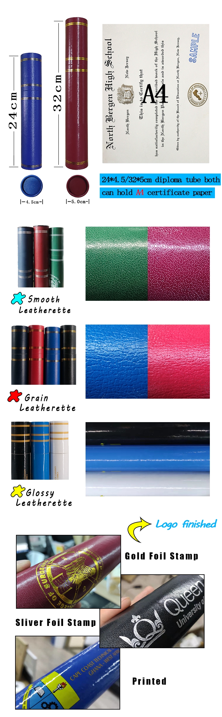 Diploma Tube Holder For Secure Certificate Storage, High Quality ...