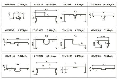 Cost-effective Aluminium Shop Window Frame Profiles, High Quality Cost ...