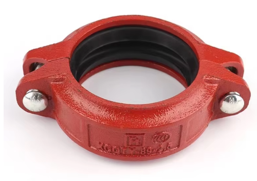 Dn65-dn165 Cast Iron Rigid Clamp Groove Pipe Fittings Fire Protection ...