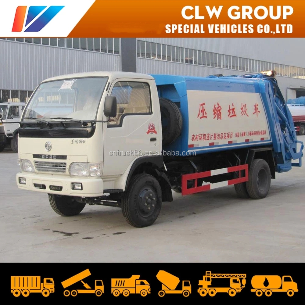 Waste Treatment Refuse Collection Vehicle Dongfeng Self-loading Garbage ...