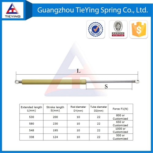 Gas Spring / Gas Lift For Wall Bed Ty10044, High Quality Gas Spring ...