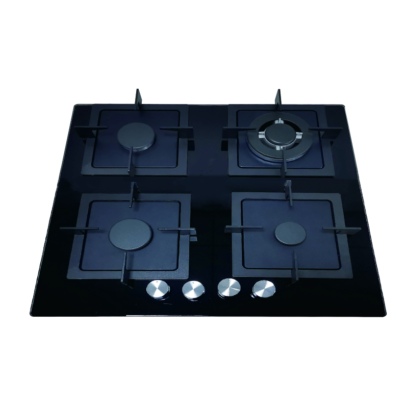 4 Burner Gas Cooktop With Tempered Glass Design, High Quality 4 Burner ...