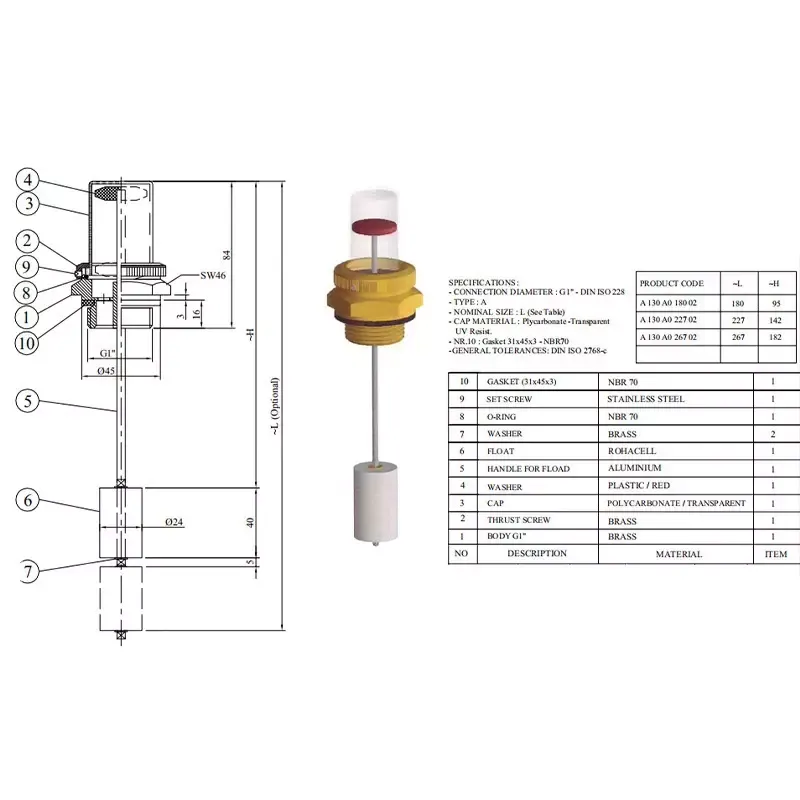 Vertical Oil Level Indicator For Transformers, High Quality Vertical ...