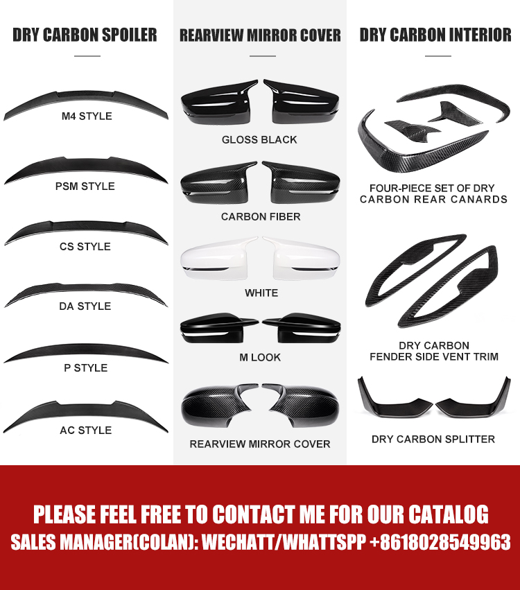 M4 Style Carbon Fiber Spoiler For Bmw 3 Series E46 335i M3 Csl Gtr 1996 ...