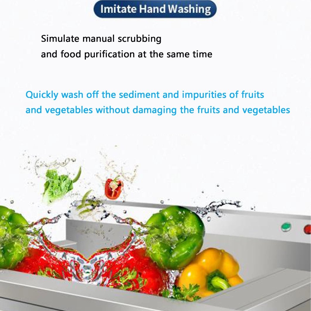Commercial Kitchen Equipment Fruit & Vegetable Washing Machine, High ...