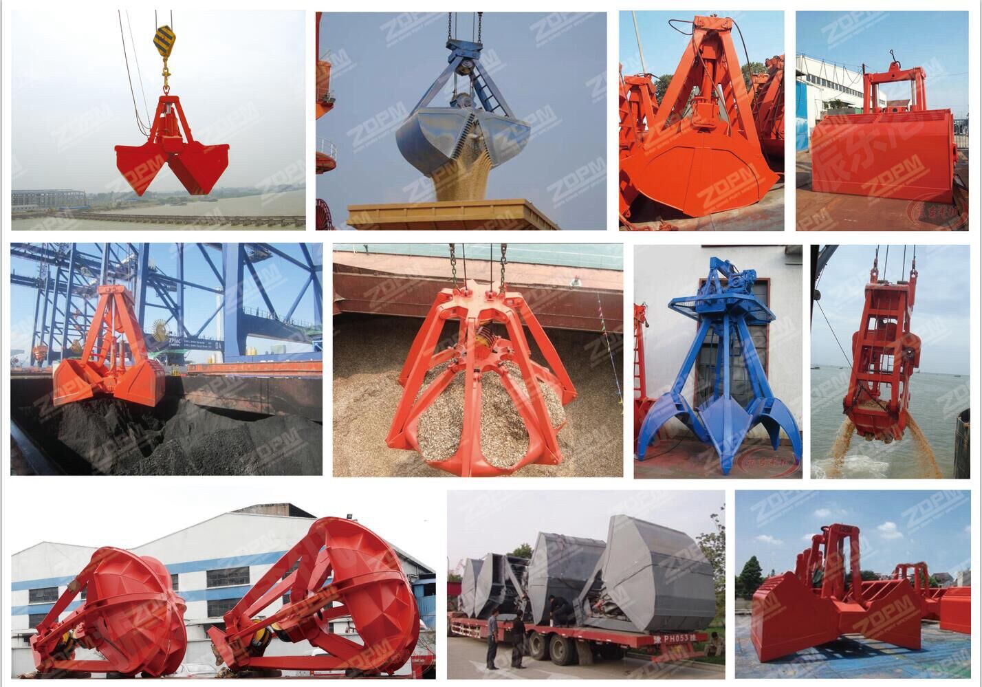 Wire Rope Grab Clamshell Mechanical Leak Proof Wire Grab Bucket, High ...