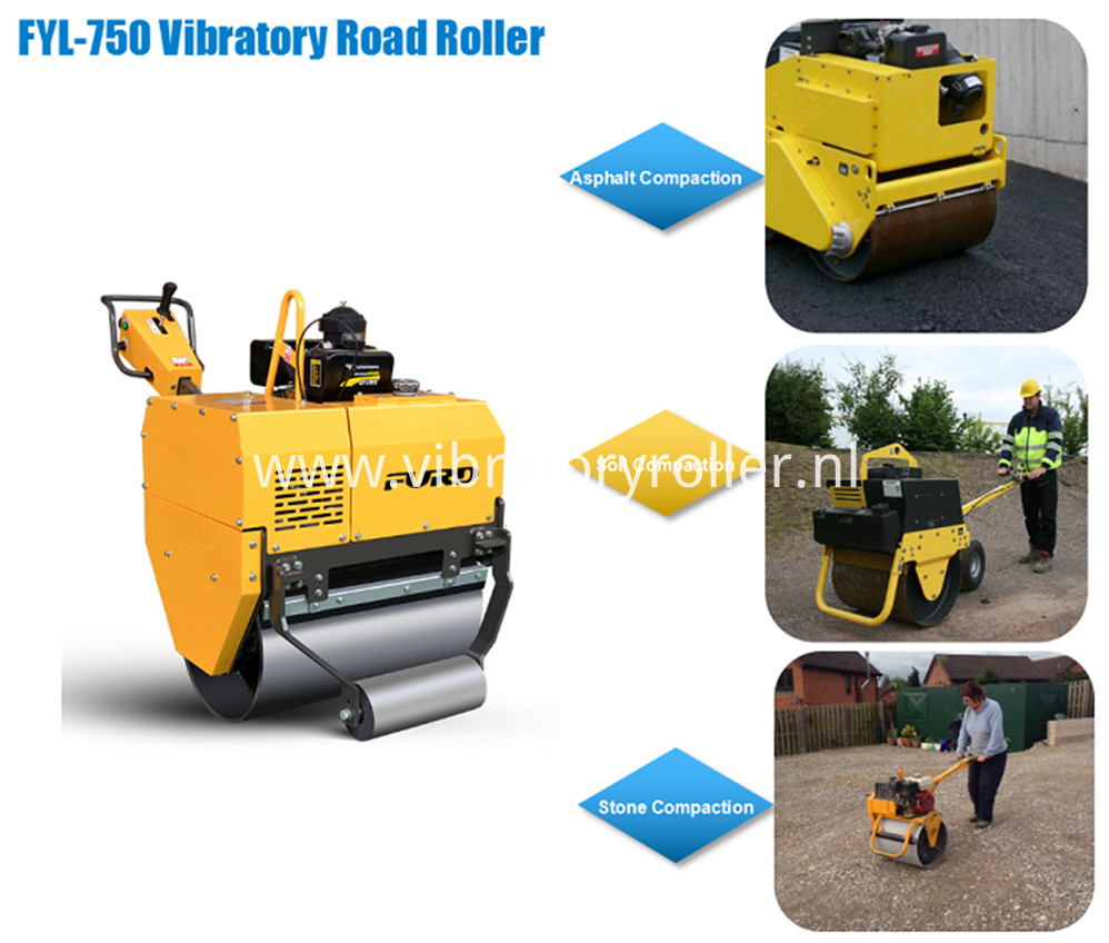 Self Propelled Hand Vibratory Steel Wheel Roller