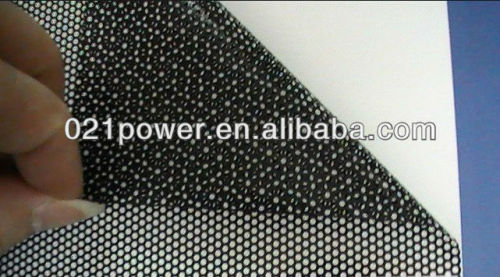 One Way Vision Vinyl Film/perforated Window Film, High Quality One Way ...