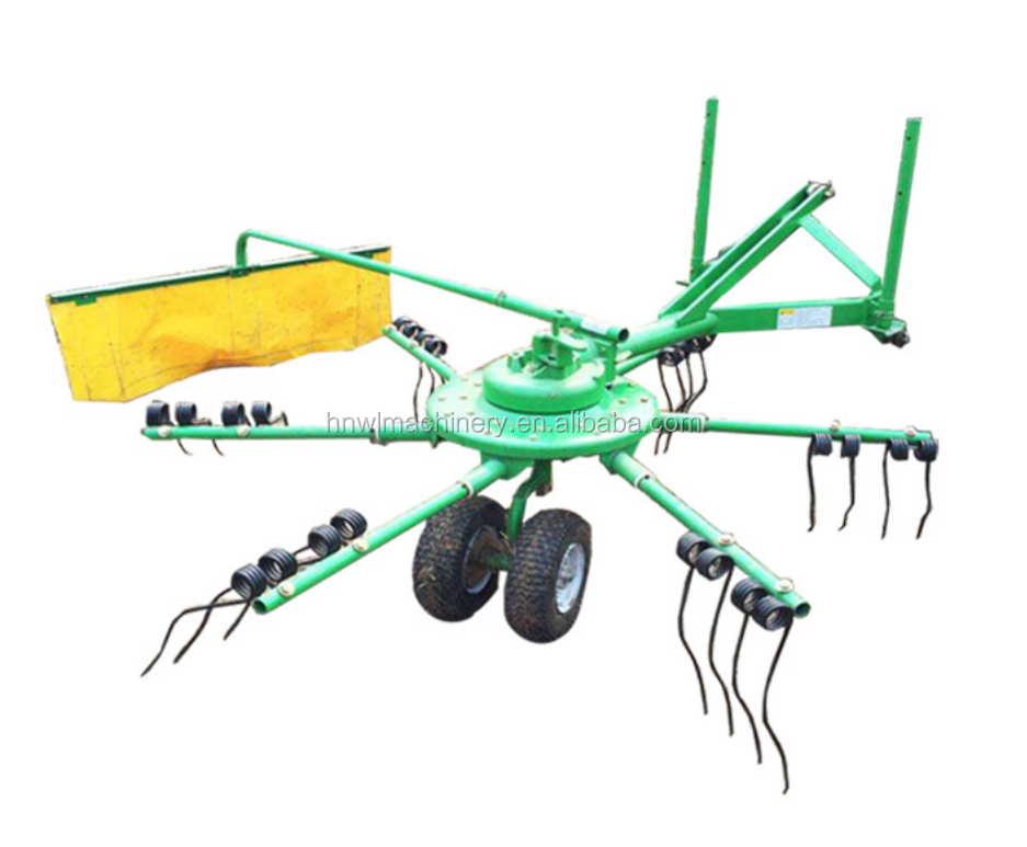 Tractor Mounted Mini Hay Rake Tedder For Grass Collection, High Quality ...