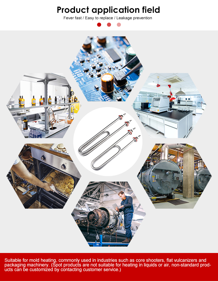 Cluster Type Flange Immersion Heaters For Rice Cooker Heating Elements ...